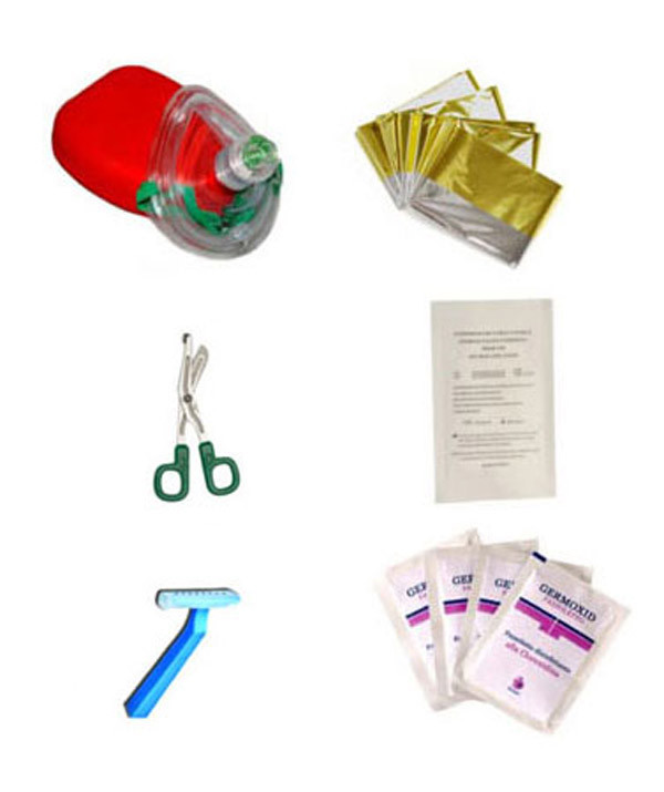 Kit di primo soccorso per defibrillatore semiautomatico DAE
