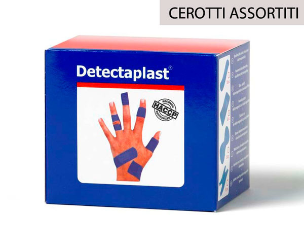 Cerotti blu detectable 100 pezzi